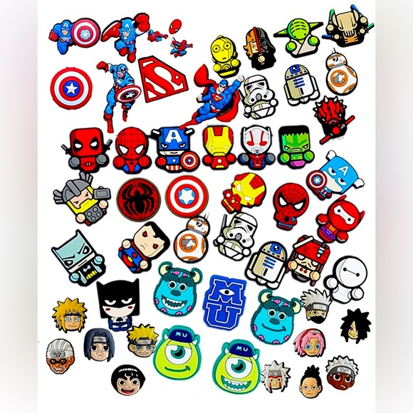 Jibbitz | Accessories | Animesuper Heroes Jibbitz Random | Poshmark